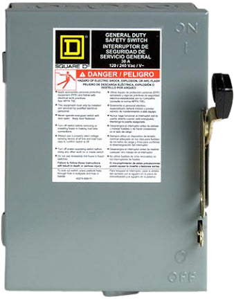 30AMP PLUG FUSE SAFETY SWITCH - Cleveland, OH - South Hills Hardware