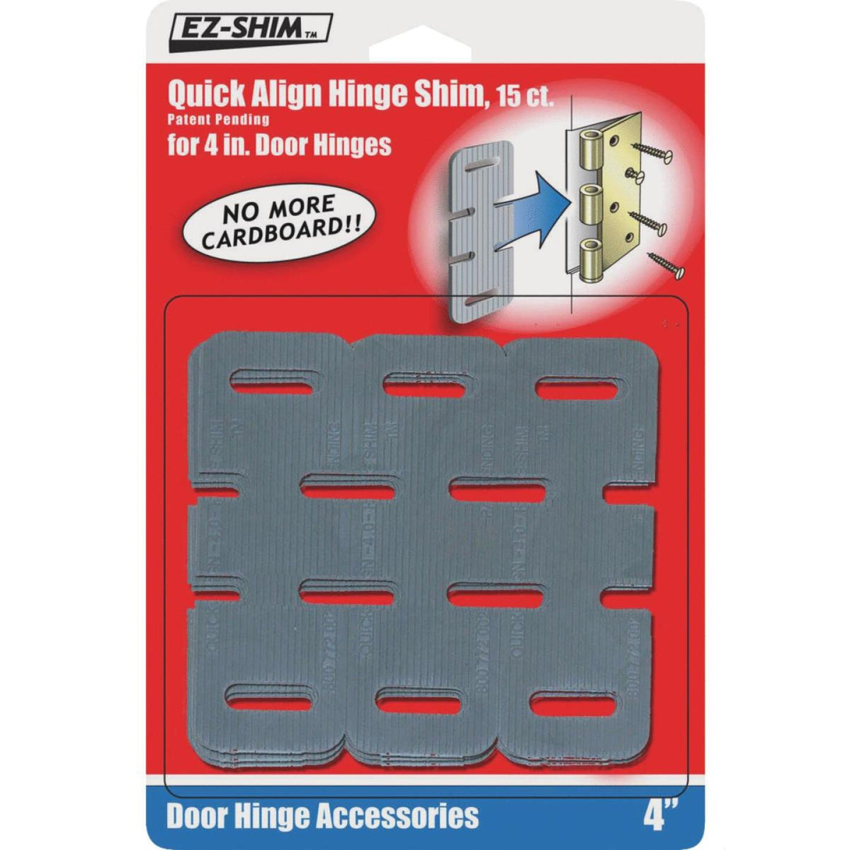 EZ Shim 4 In. Plastic Hinge Shim - Cleveland, OH - South Hills Hardware