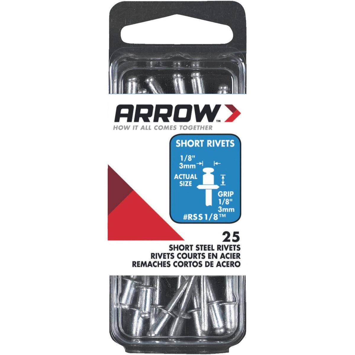 Arrow 1/8 In. x 1/8 In. Steel Rivet (25 Count) - Cleveland, OH - South ...
