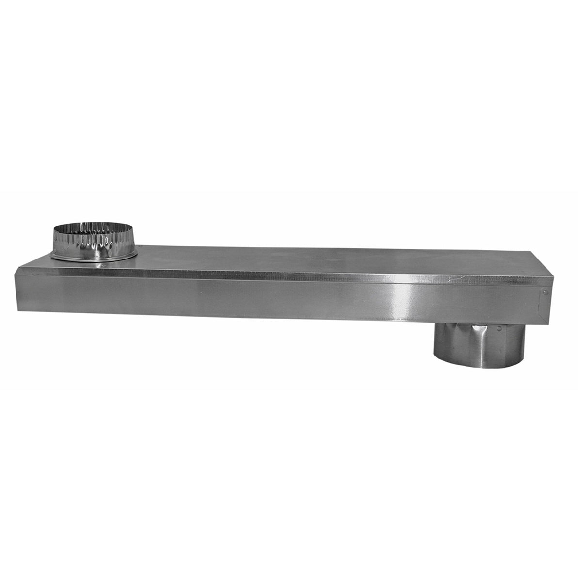 Builders Plumbing Supply 0" To 18" Adjustable Periscope Dryer Vent 2"x6 ...