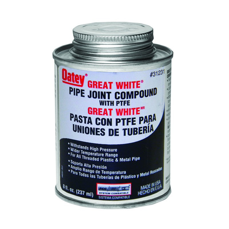 Oatey® 8 oz. Great White® Pipe Joint Compound with PTFE - Cleveland, OH ...